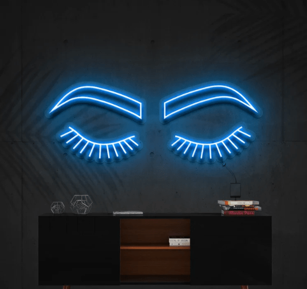 Cejas Pestañas | Led Neón